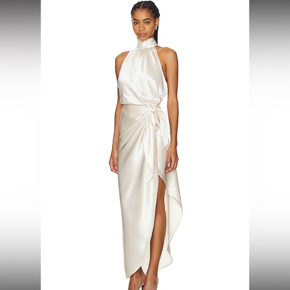 NONchalant | Dresses | Nonchalant Label Aulie Dress In Champagne | Poshmark